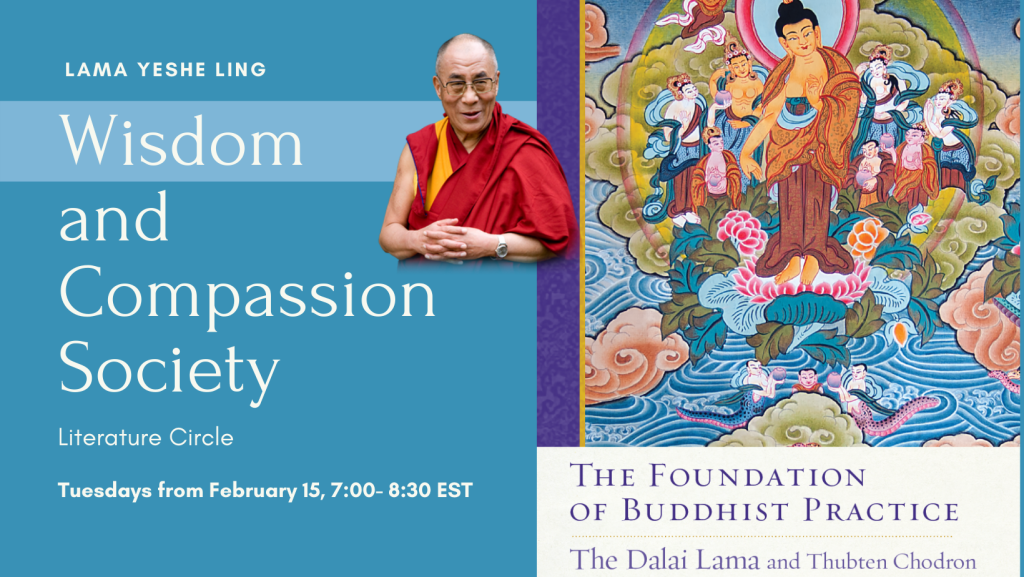 Wisdom and Compassion Society – Literature Circle | Lama Yeshe Ling