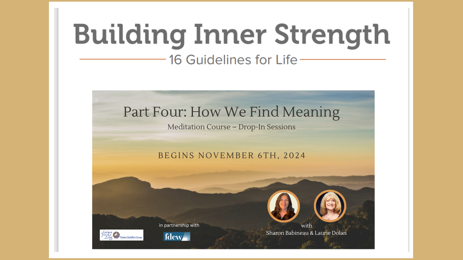Meditations for Building Inner Strength – Part Four: How We Find ...
